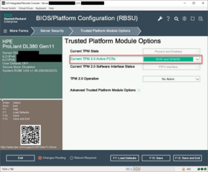Solve vCenter Host TPM attestation alarm with HPE ProLiant
