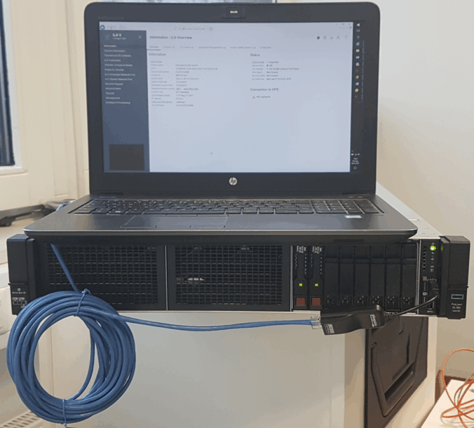 The HPE iLO 5 Service Port