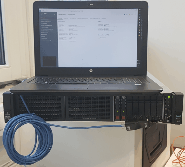 The HPE iLO 5 Service Port