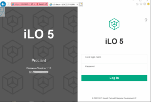The HPE iLO 5 Service Port